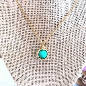 Mya Jewelry | Jewelry | Boho Turquoise Necklace | Poshmark